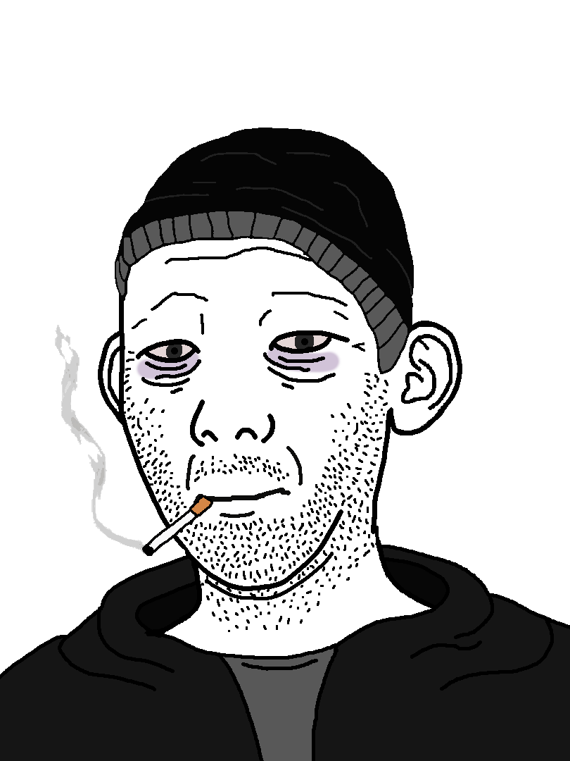 SoyBooru - Post 143612: 5_o_clock_shadow beanie bloodshot_eyes cigarette clothes depressed ...